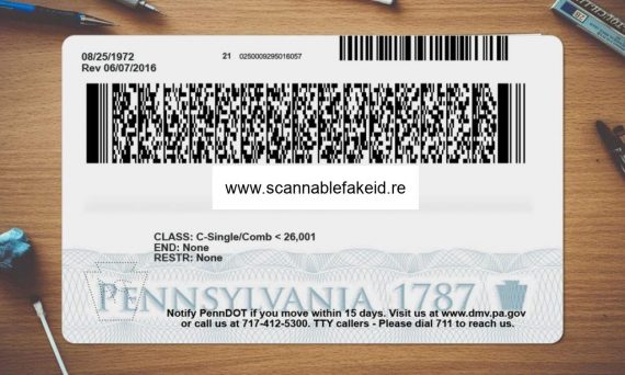 Pennsylvania Fake Driver License - Buy Scannable Fake ID Online - Fake ...